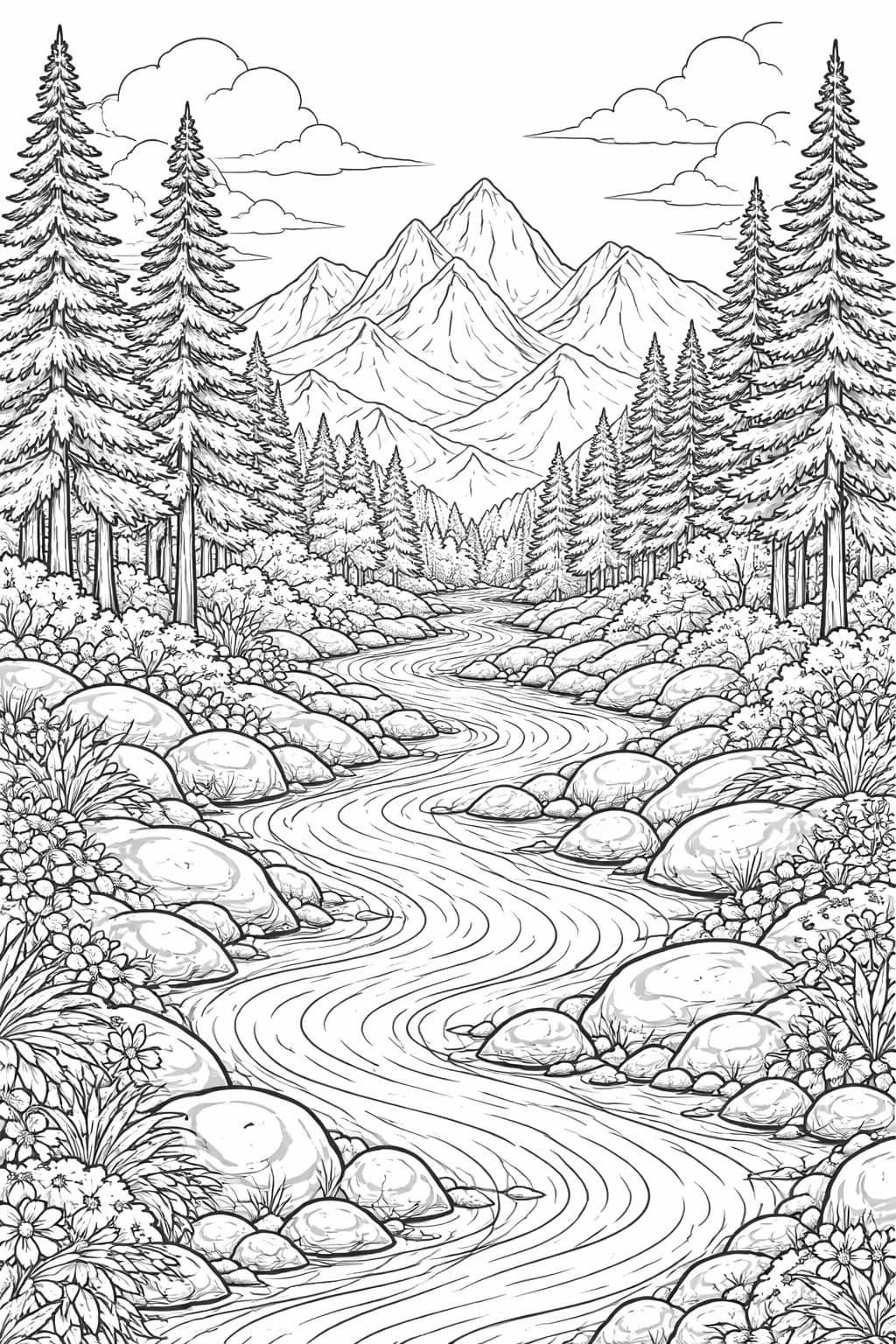 Nature Coloring Pages for Adults | Coloring Pages for Adults: Free PDF ...